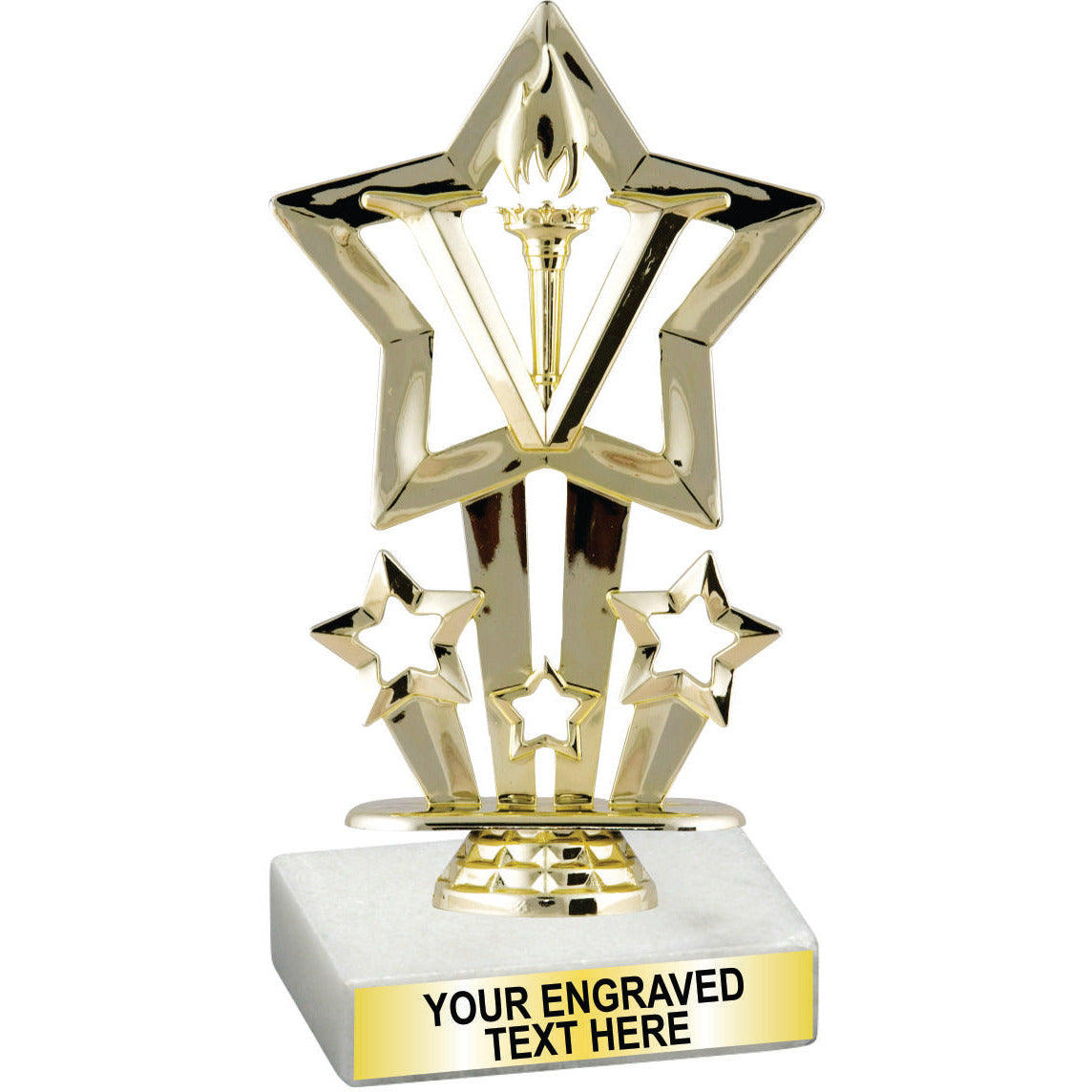 6 3/4" Achievement Stars Trophy — Action Awards