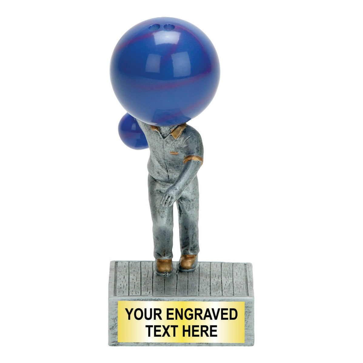 Bowling Bobblehead Trophy — Action Awards