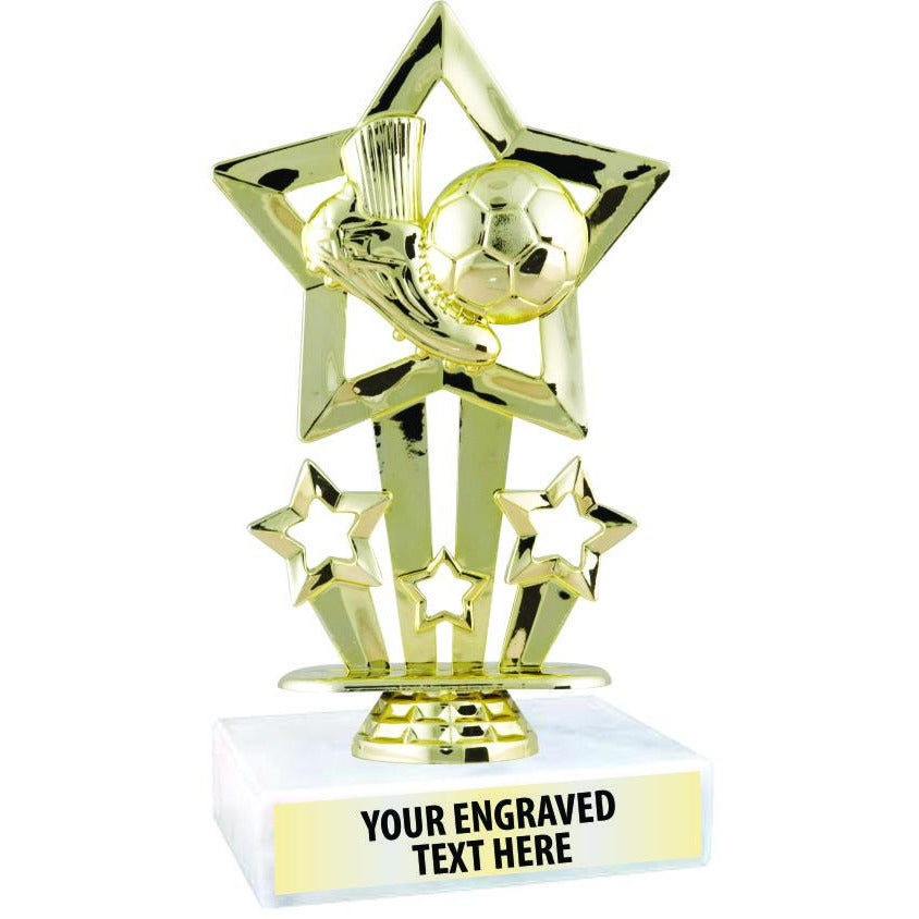 6 3/4" Soccer Stars Trophy — Action Awards