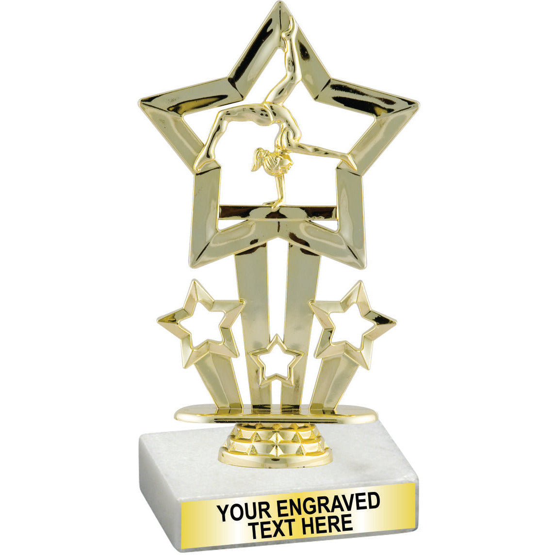 6 3/4" Gymnast Stars Trophy — Action Awards