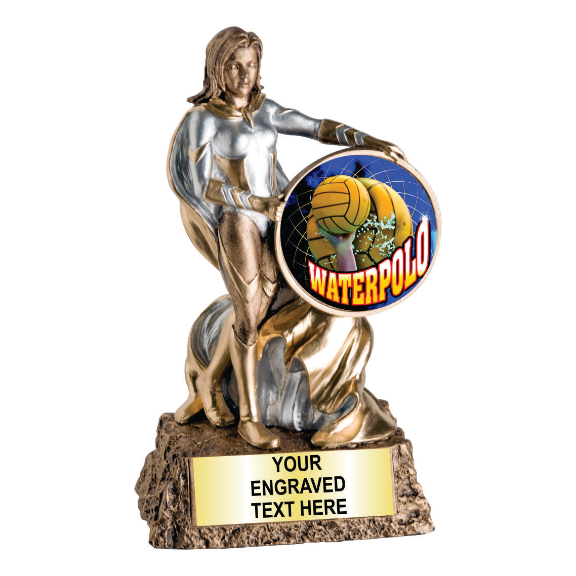 Super Hero Water Polo Trophies — Action Awards