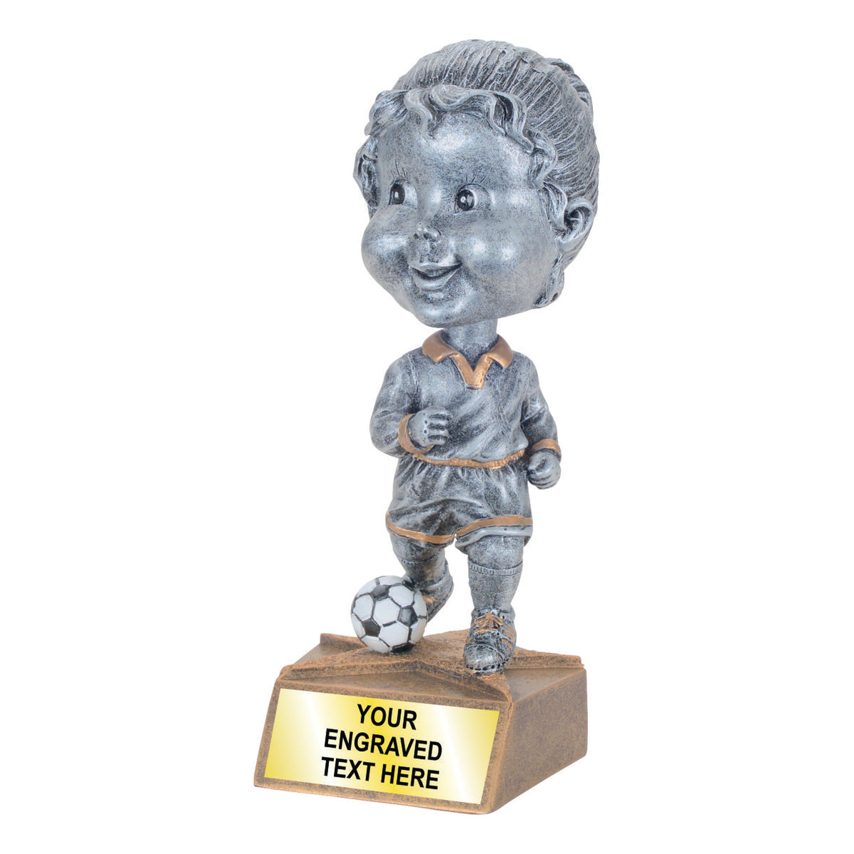 Soccer Bobblehead Trophy — Action Awards