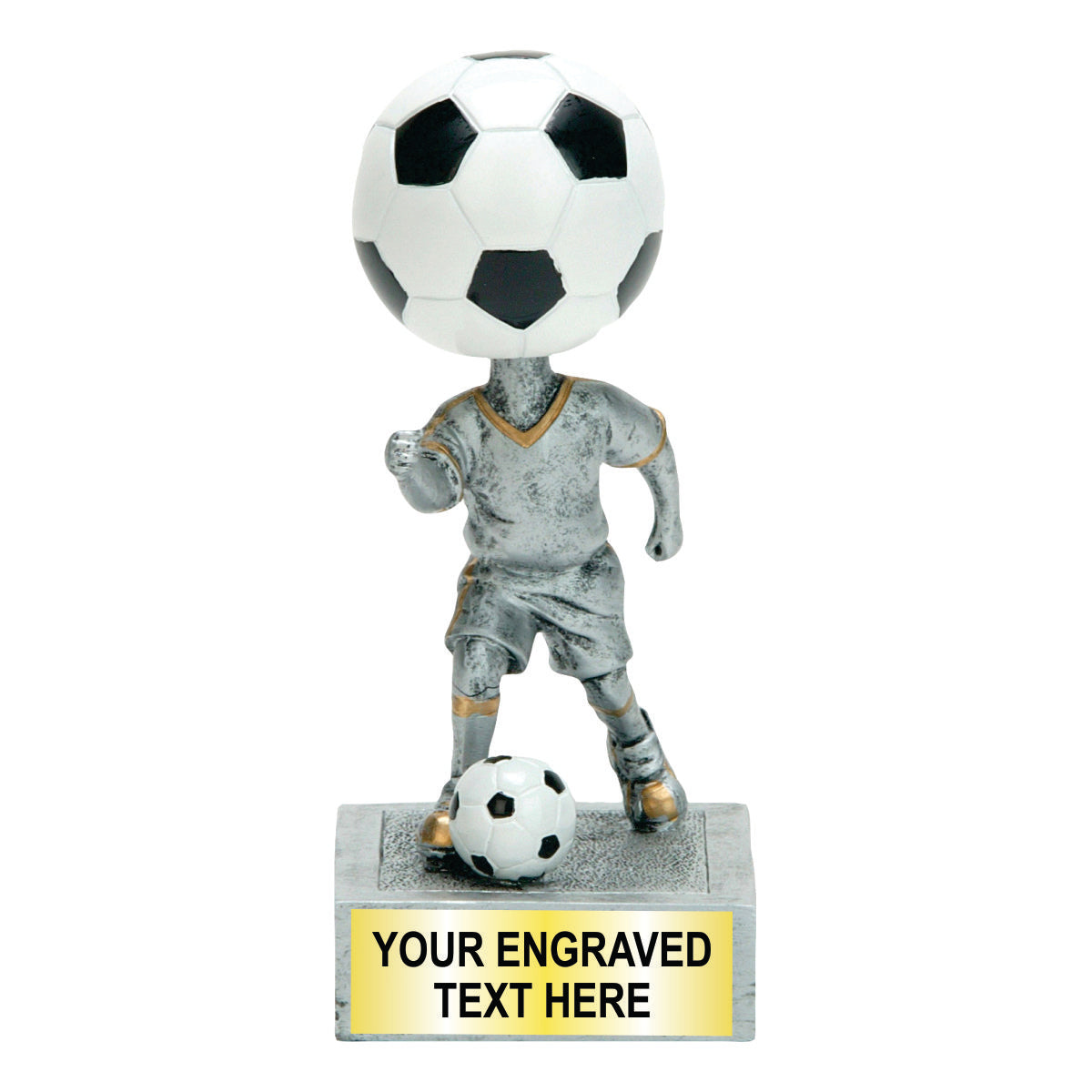 Soccer Bobblehead Trophy — Action Awards
