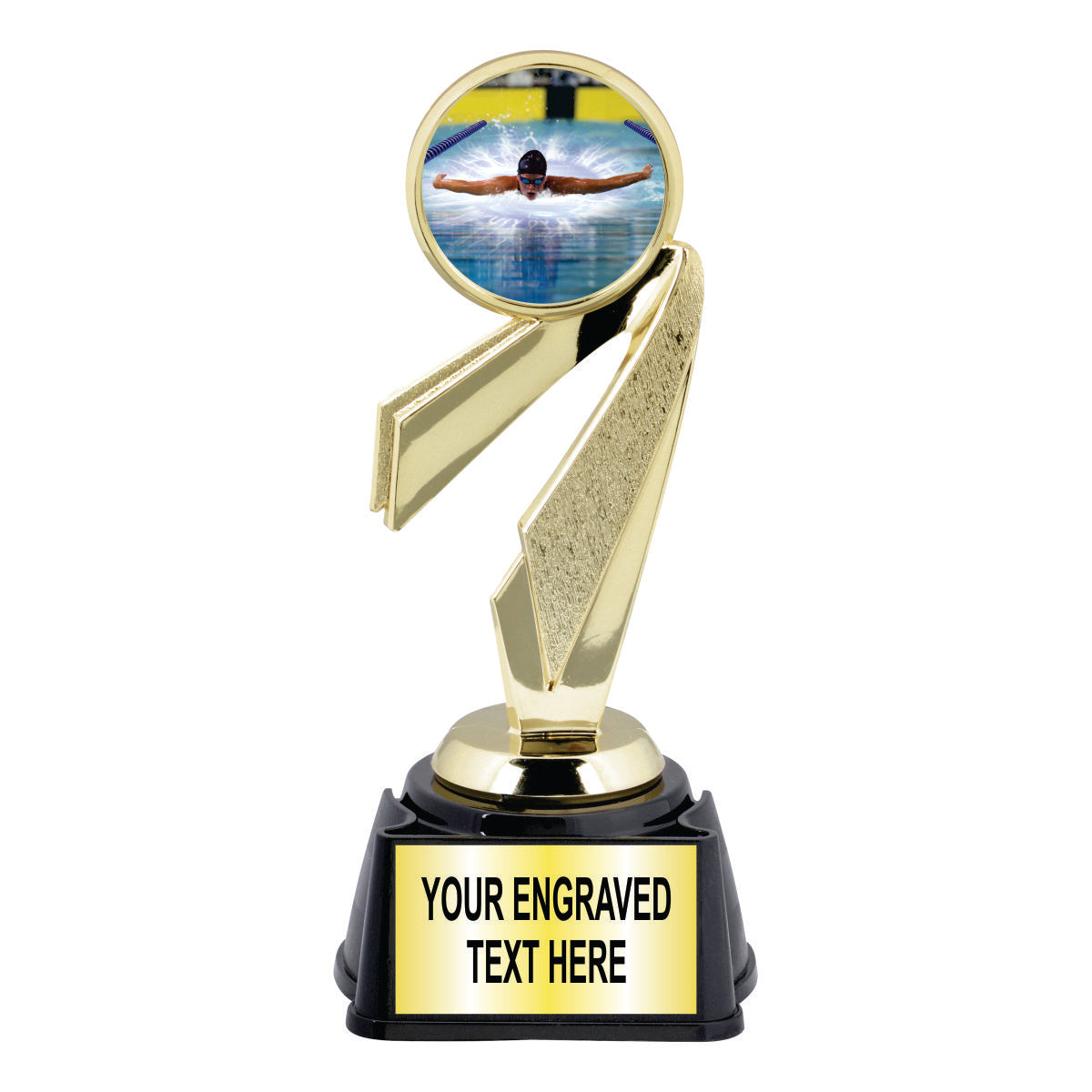 Swimming Bullseye Trophy — Action Awards
