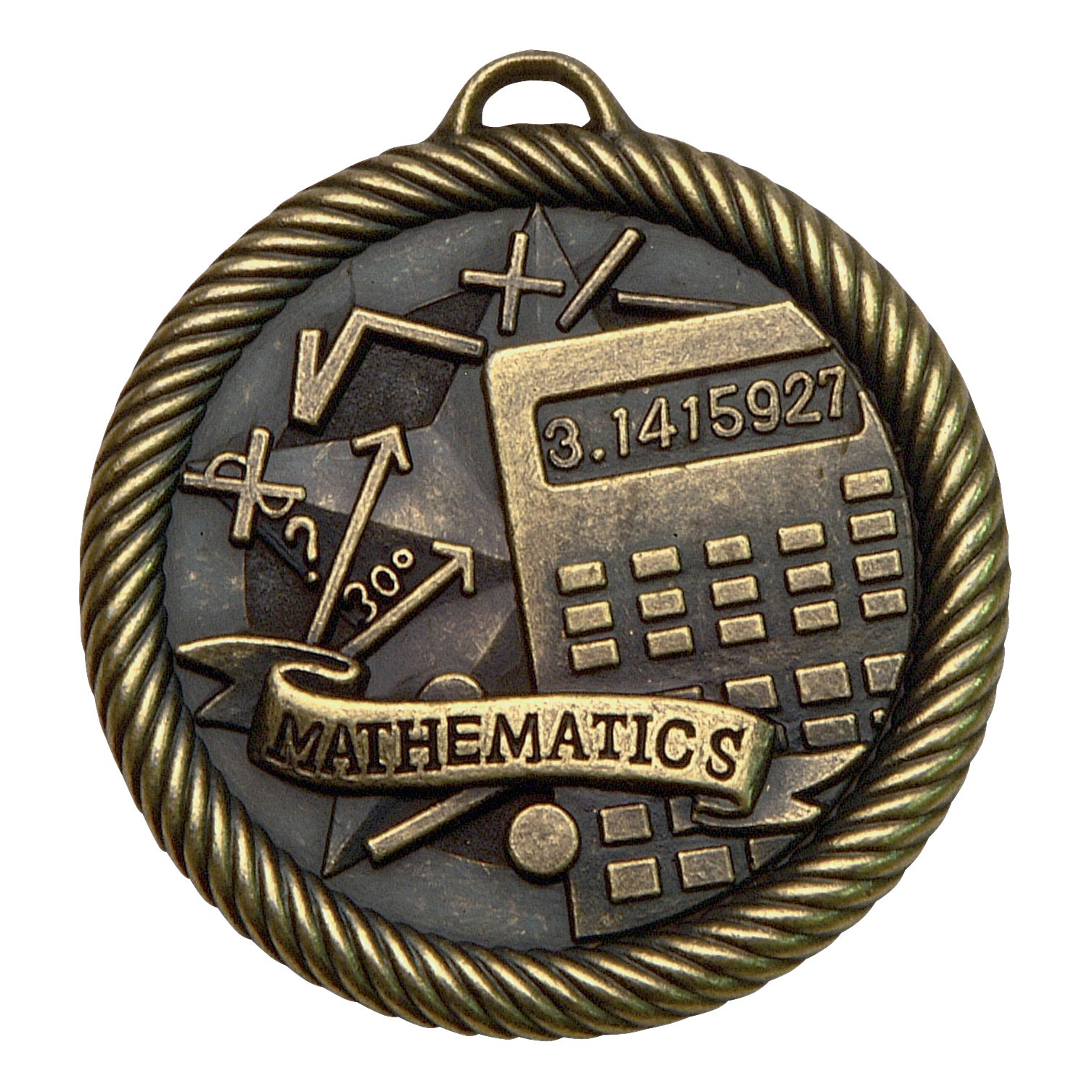 2" Mathematics All-Star Medal — Action Awards