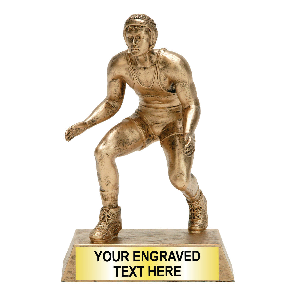 Wrestling Resin Trophy — Action Awards