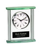 Rectangle Glass Desk Clock Award — Action Awards