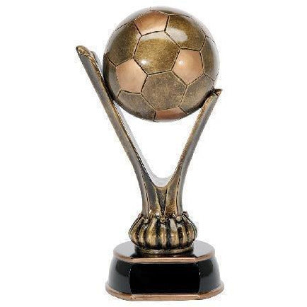 Signature Series Bronze Resin Soccer Ball Soccer Trophies — Action Awards